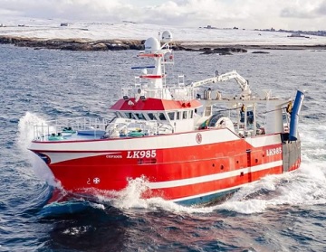 New demersal trawler COPIOUS LK 985 delivered to 60 North Fishing ...